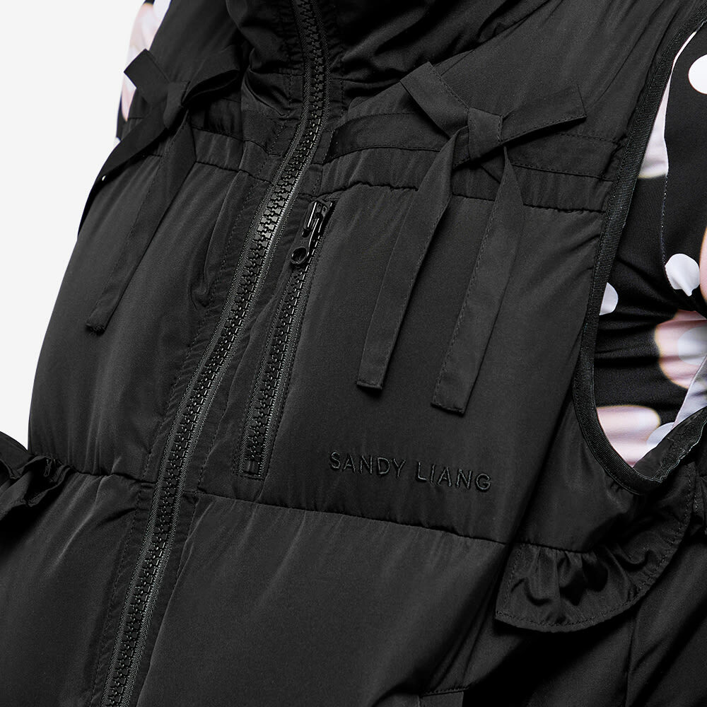 Sandy Liang Women's Norfolk Gilet in Black Sandy Liang