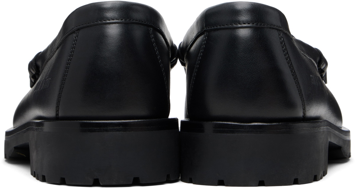 Common Projects Black Leather Chunky Loafers Common Projects