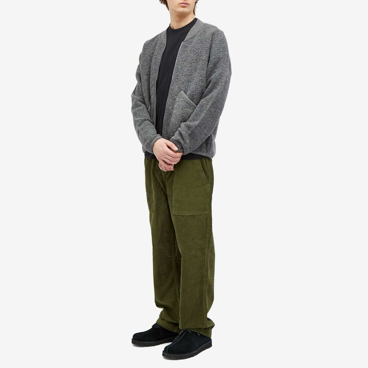 Service Works Men's Corduroy Chef Pants in Olive Service Works