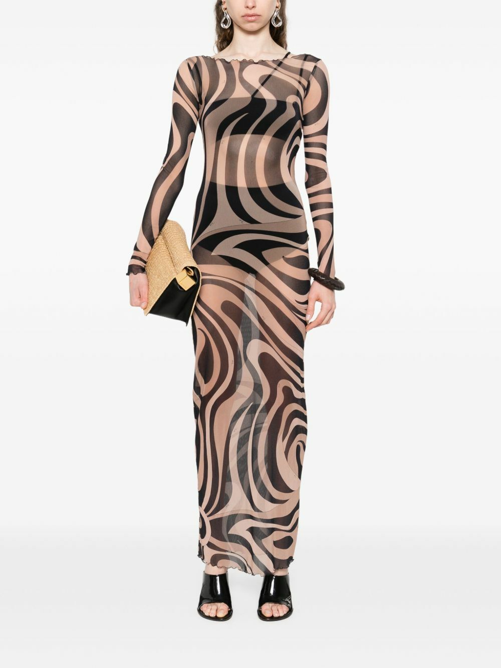 PUCCI Printed Maxi Dress Emilio Pucci