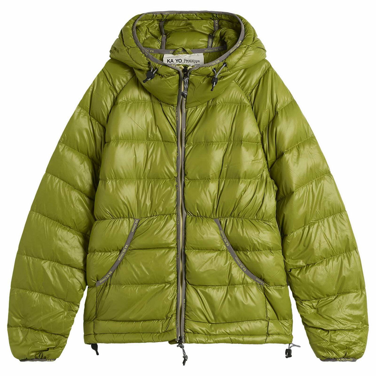 KA_YO_Prototype Men's Lightweight Down Jacket in Surplus Green KA_YO ...