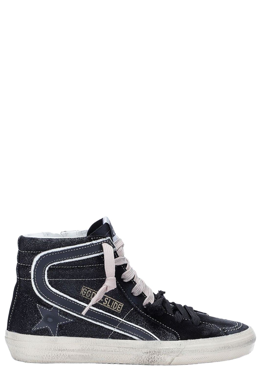 Golden Goose Slide Classic Glittered Sneakers Golden Goose Deluxe Brand