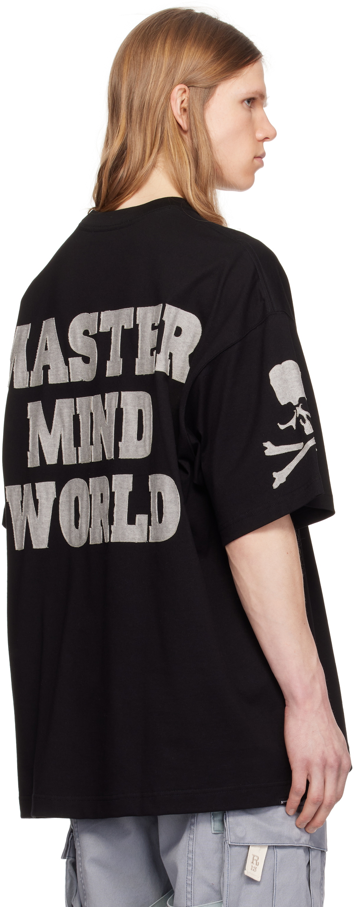 MASTERMIND WORLD Black MW Patch T-shirt MASTERMIND WORLD