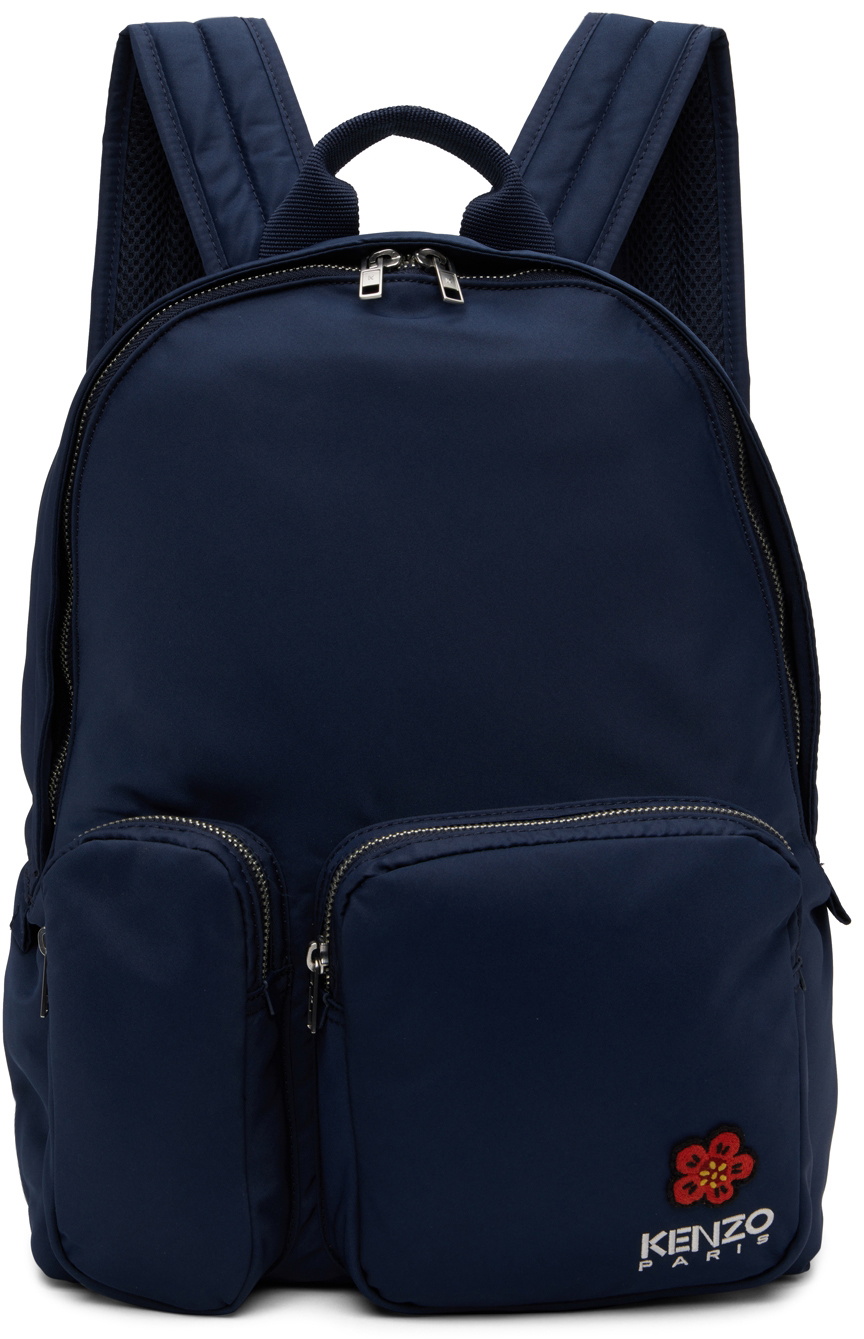 Kenzo Navy Crest Backpack Kenzo