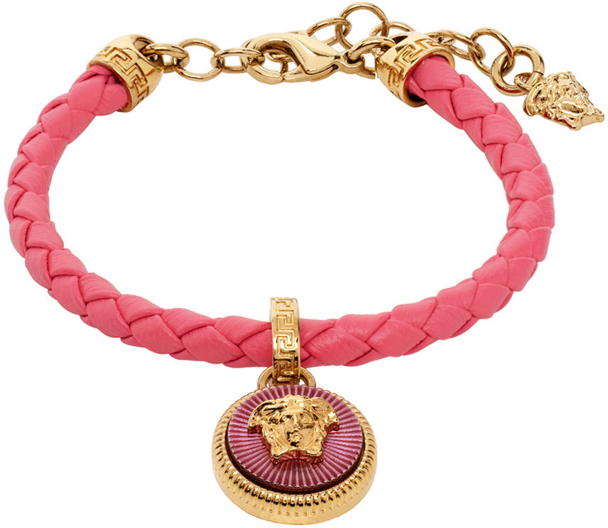 Versace Pink Medusa Biggie Bracelet Versace