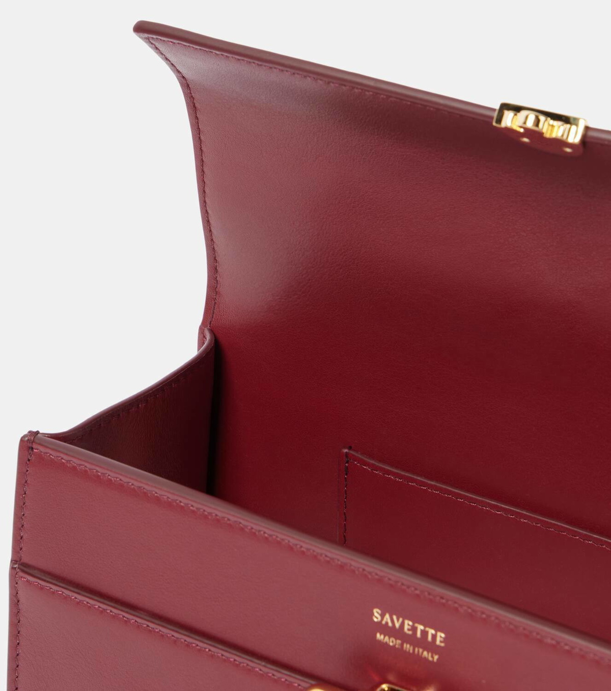 Savette Symmetry Pochette leather tote bag Savette