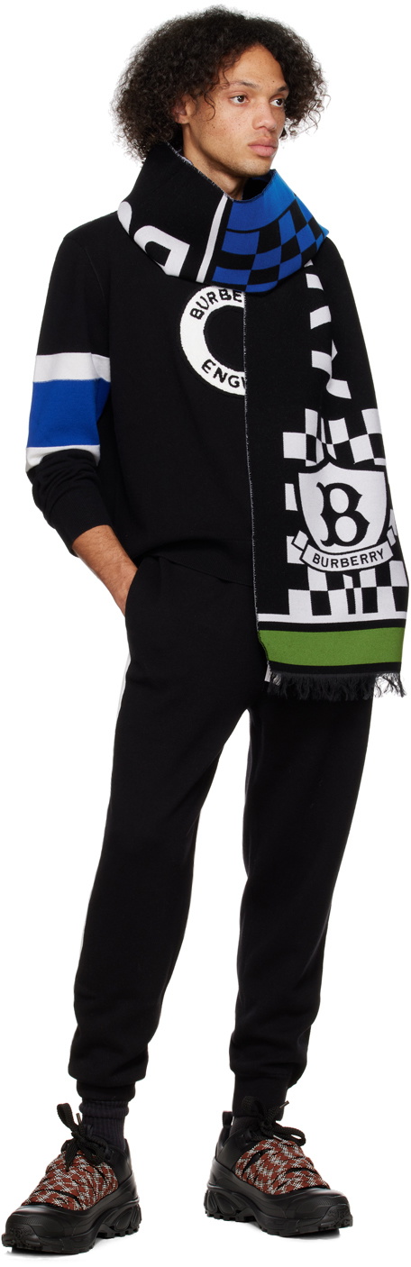 Burberry Multicolor Football Scarf Burberry