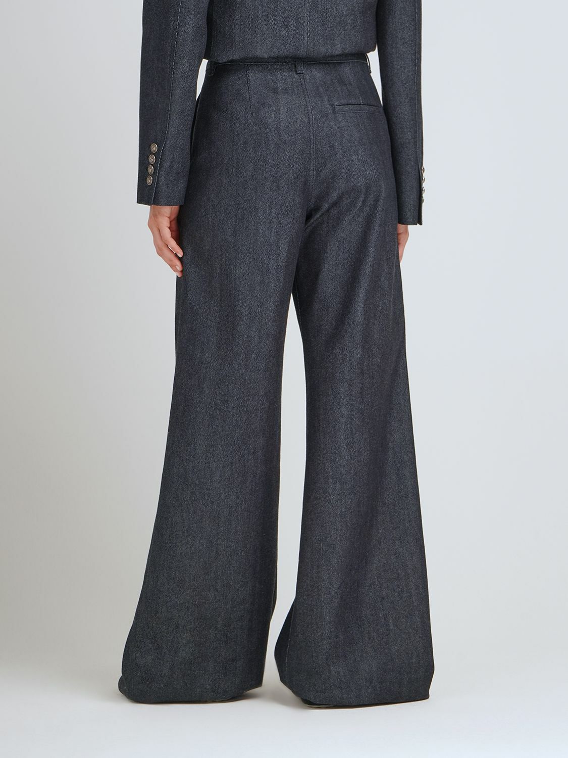 LORO PIANA - Raydel Cotton Blend Denim High Rise Jean Loro Piana