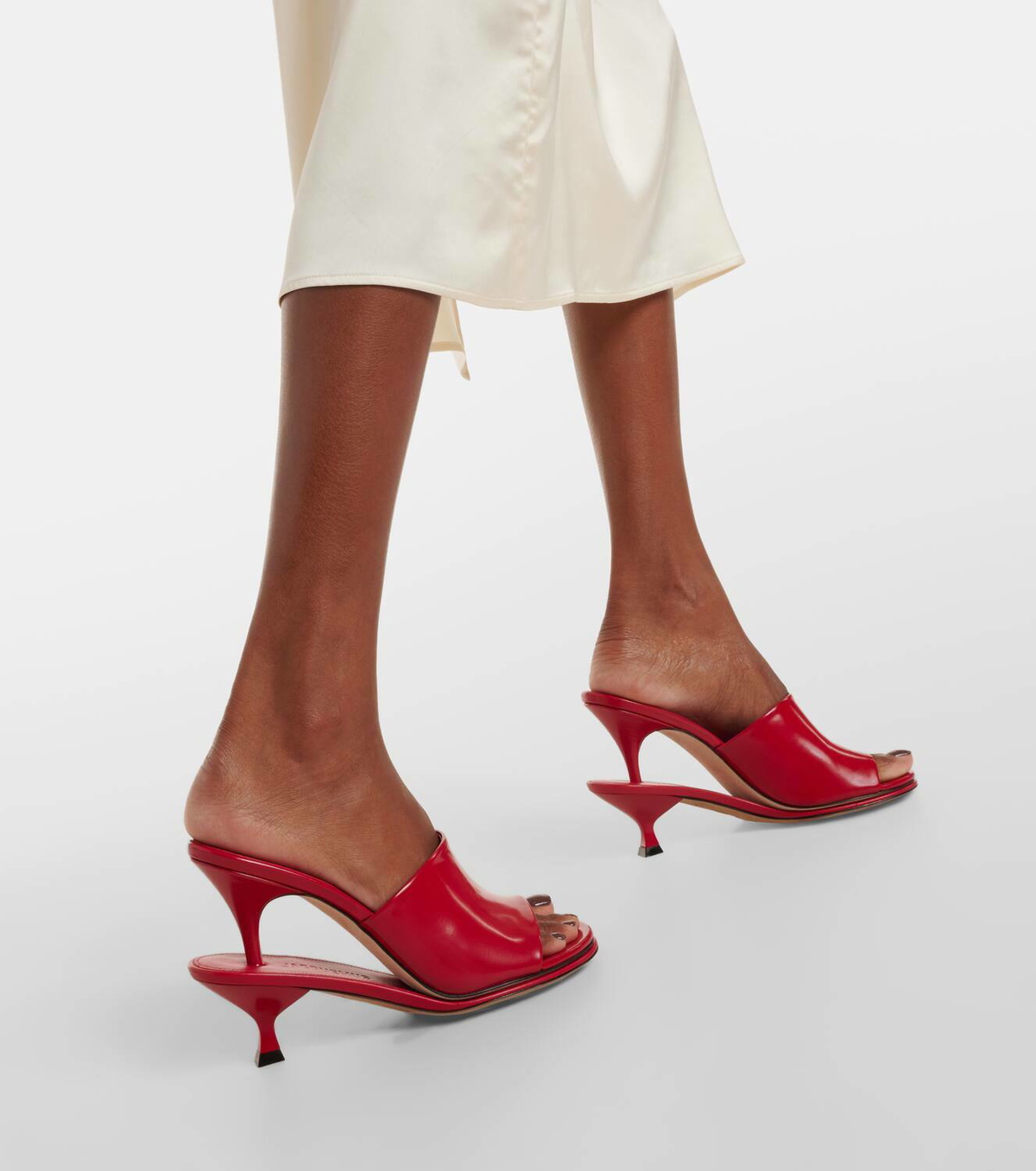 Jacquemus Les Doubles Mules leather mules Jacquemus