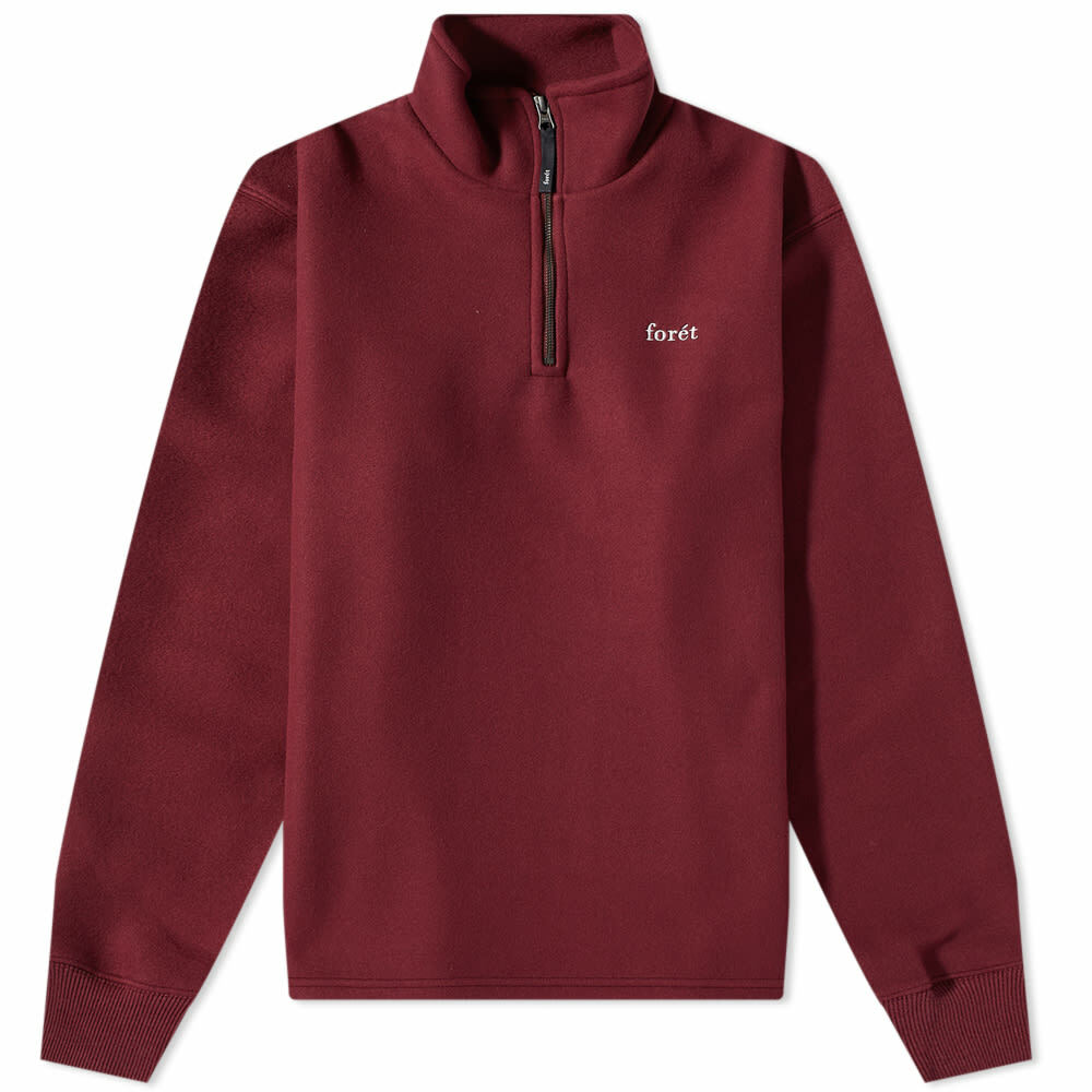 Foret Men's Motion Half Zip in Fig Foret