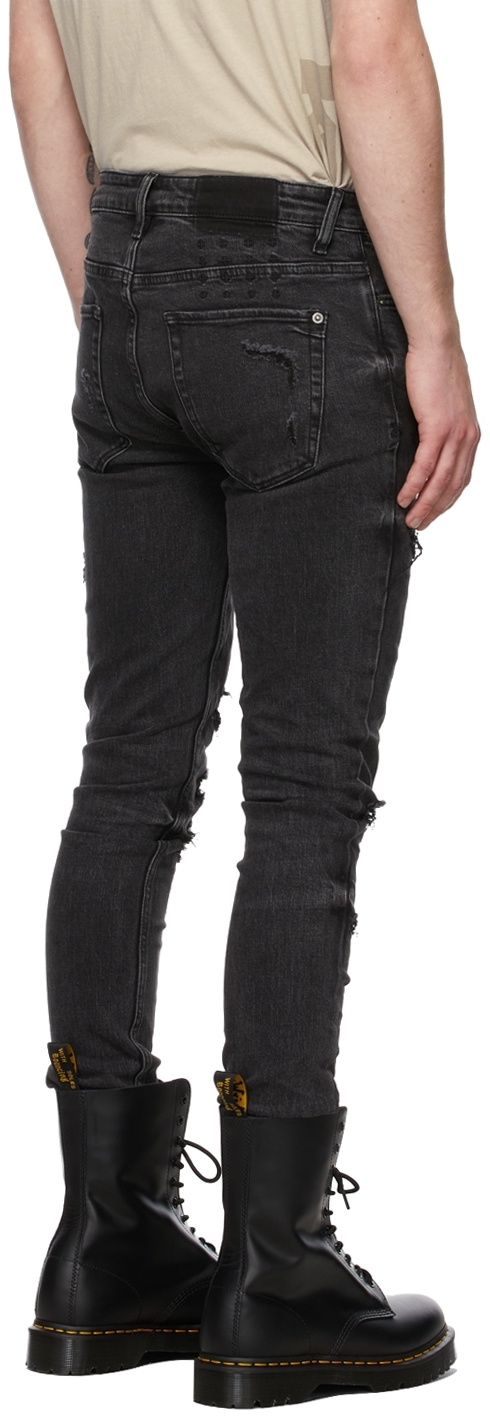 Ksubi Grey Van Winkle Dynamite Trash Jeans Ksubi