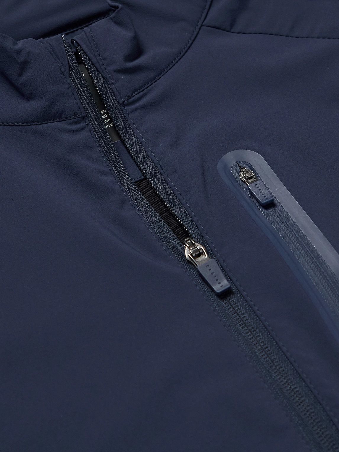 Castore - Active Logo-Print Two-Tone Stretch-Shell Jacket - Blue CASTORE