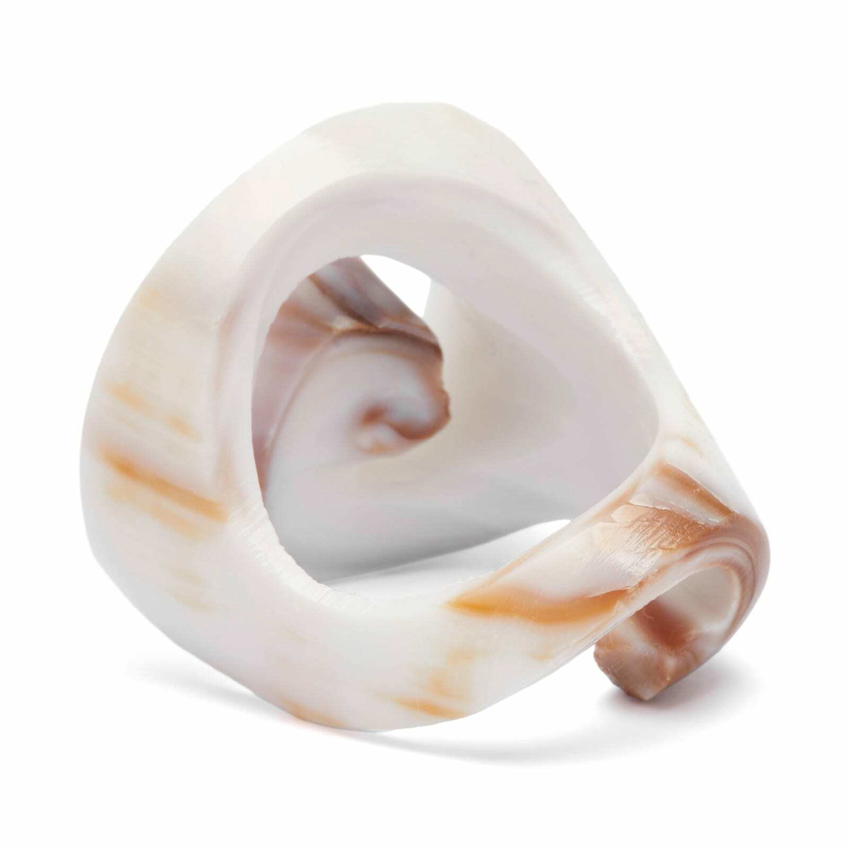 Anni Lu Women's Shelly Ring in White Anni Lu