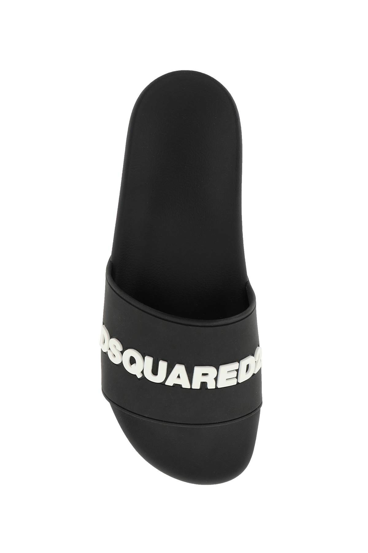 Dsquared2 Logo Rubber Slides Dsquared2
