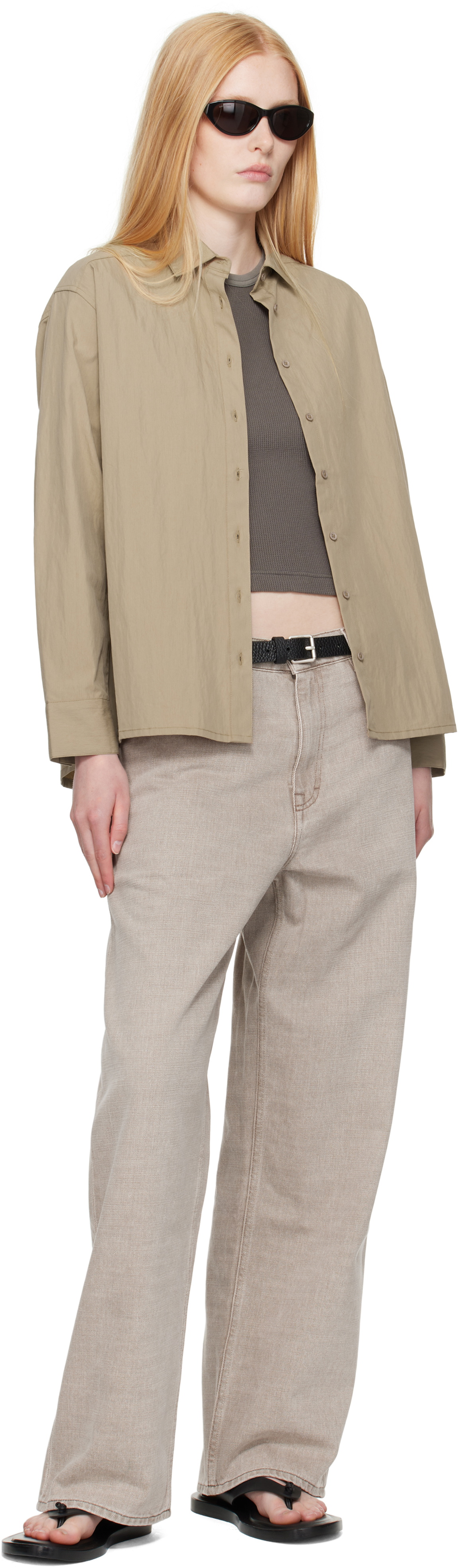 OUR LEGACY Beige Vast Cut Jeans Our Legacy