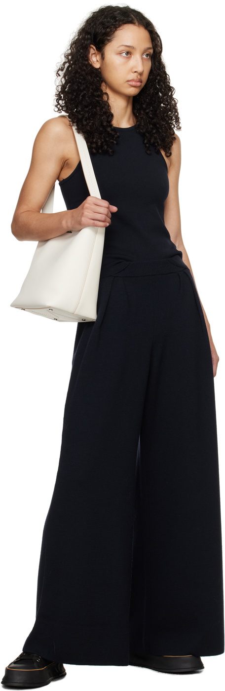 Max Mara White Small Leather Archetipo Tote Max Mara