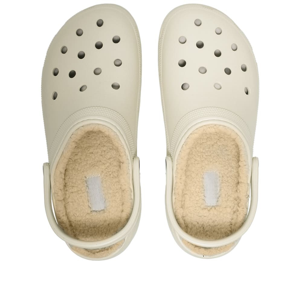 Crocs Women's Classic Platform Lined Clog in Bone Crocs