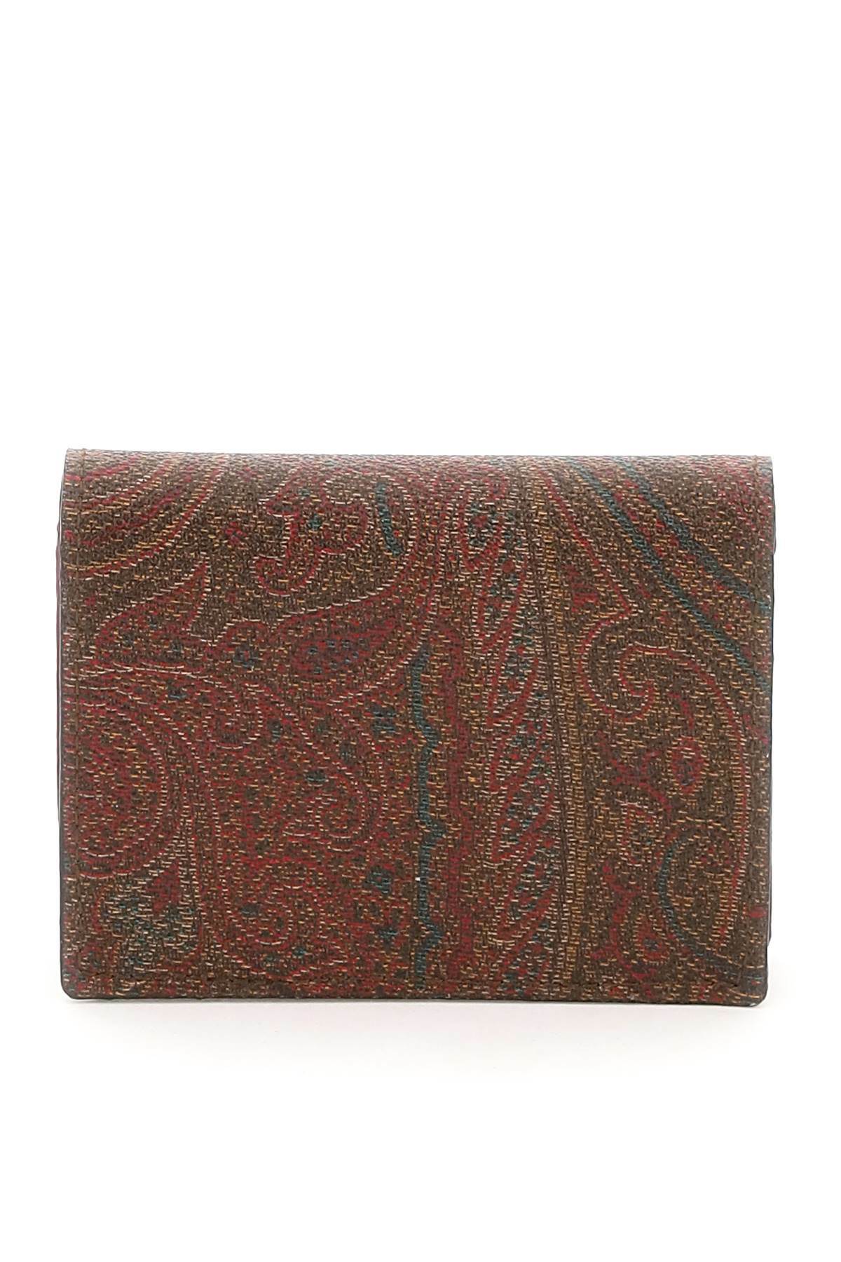 Etro Paisley Wallet With Pegaso Logo Etro