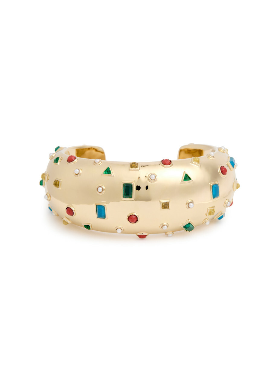 Zimmermann Wish Embellished 12kt Gold-plated Cuff - One Size Zimmermann