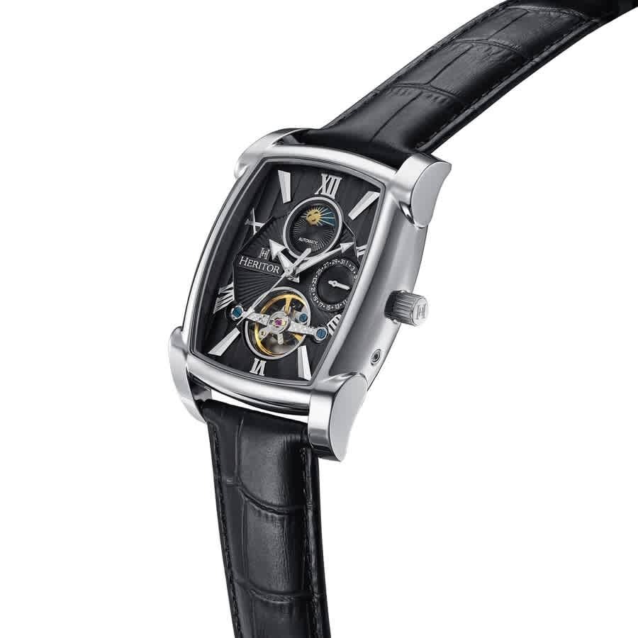 Heritor Valentin Automatic Black Dial Mens Watch HERHS4401 Heritor