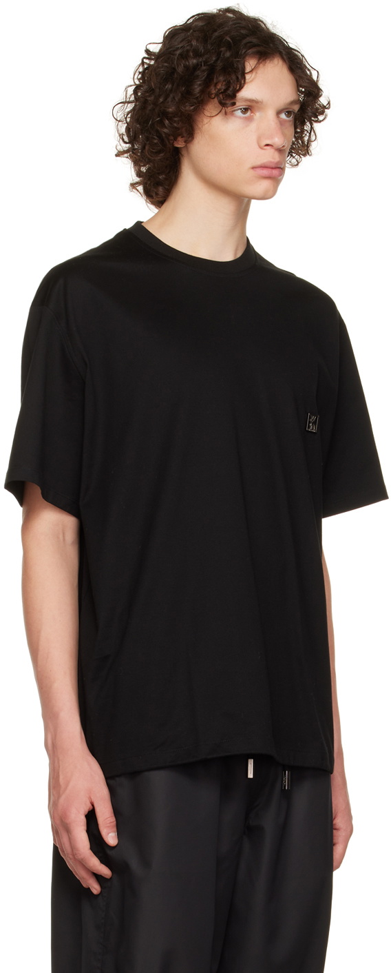 Wooyoungmi Black Drawstring T-Shirt Wooyoungmi