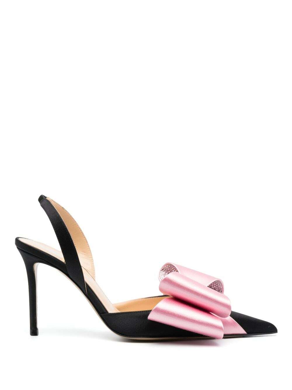 MACH & MACH - Le Cadeau Pink Satin Heel Pumps MACH & MACH