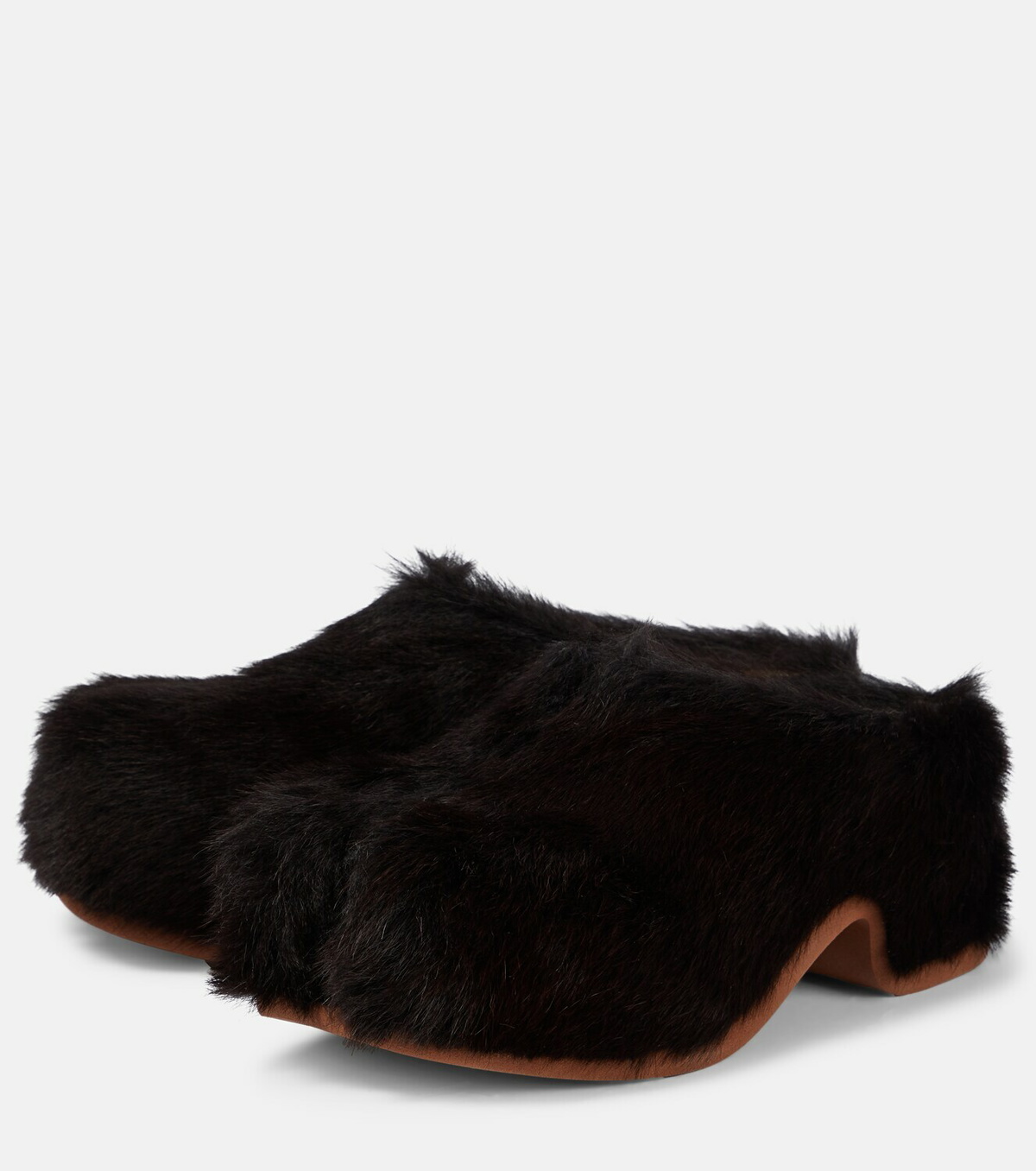 Dries Van Noten Faux fur clogs Dries Van Noten
