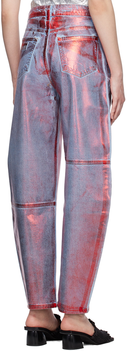 GANNI Red Stary Jeans GANNI