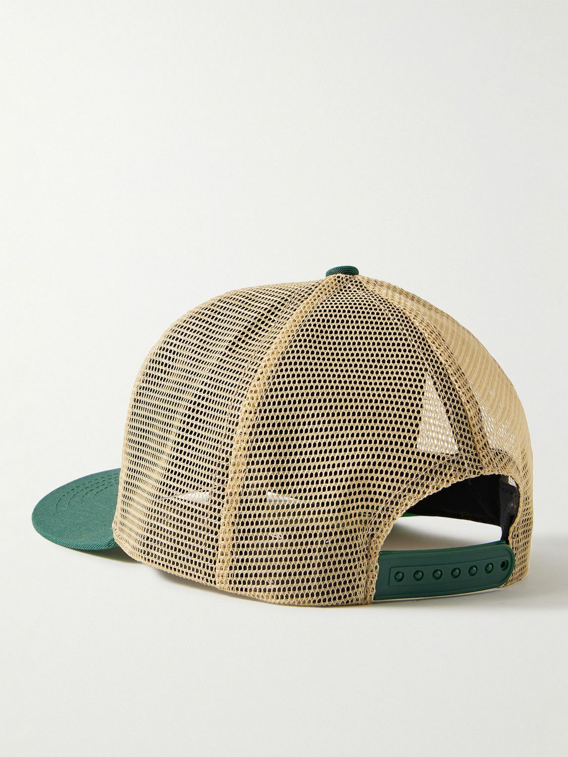 Rhude - Logo-Embroidered Canvas and Mesh Trucker Cap Rhude