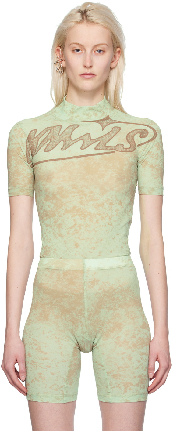 KNWLS SSENSE Exclusive Green Turbo T-Shirt KNWLS