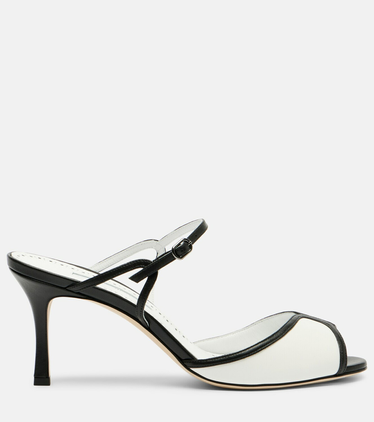 Manolo Blahnik Versari 70 leather mules Manolo Blahnik