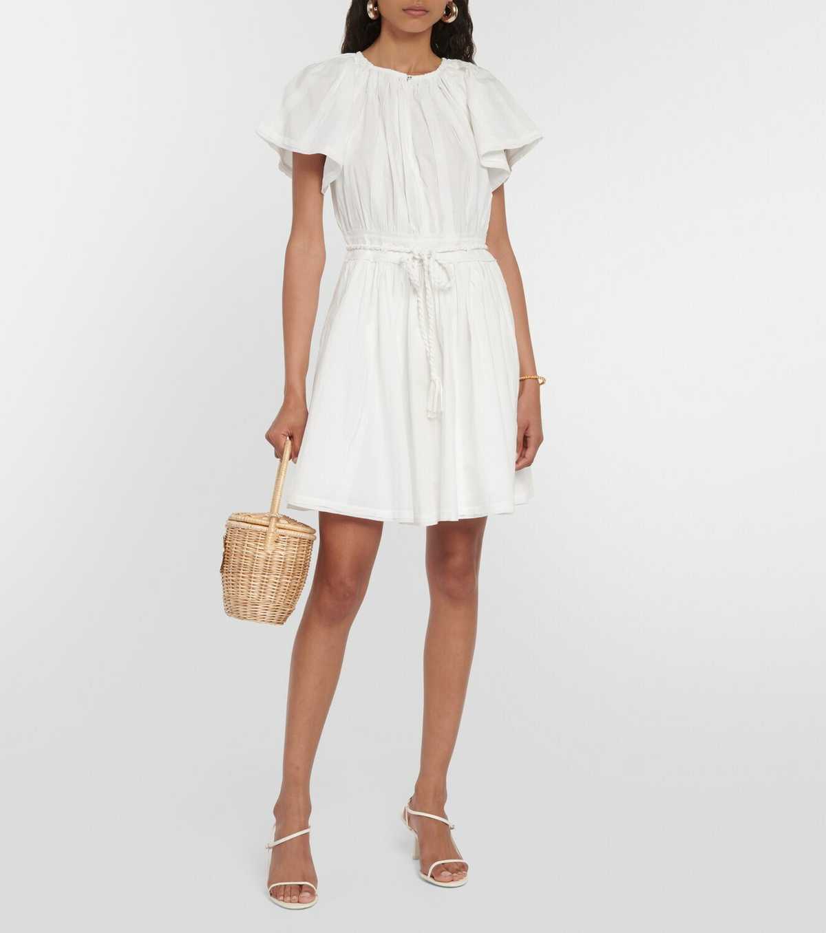 Ulla Johnson Jessa cotton poplin minidress Ulla Johnson