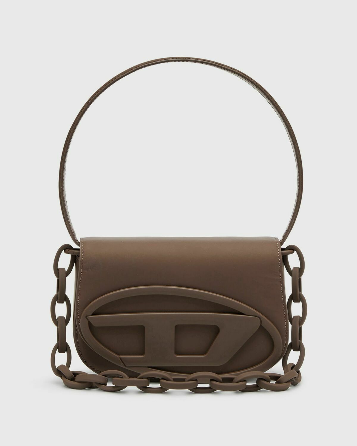 Diesel 1 Dr 1 Dr Shoulder Bag Brown Handbags Diesel