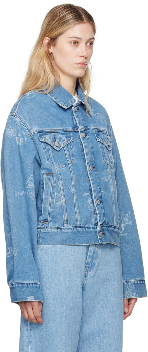 Carhartt Work In Progress Blue Stamp Denim Jacket Carhartt WIP
