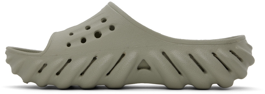 Crocs Gray Echo Slides Crocs