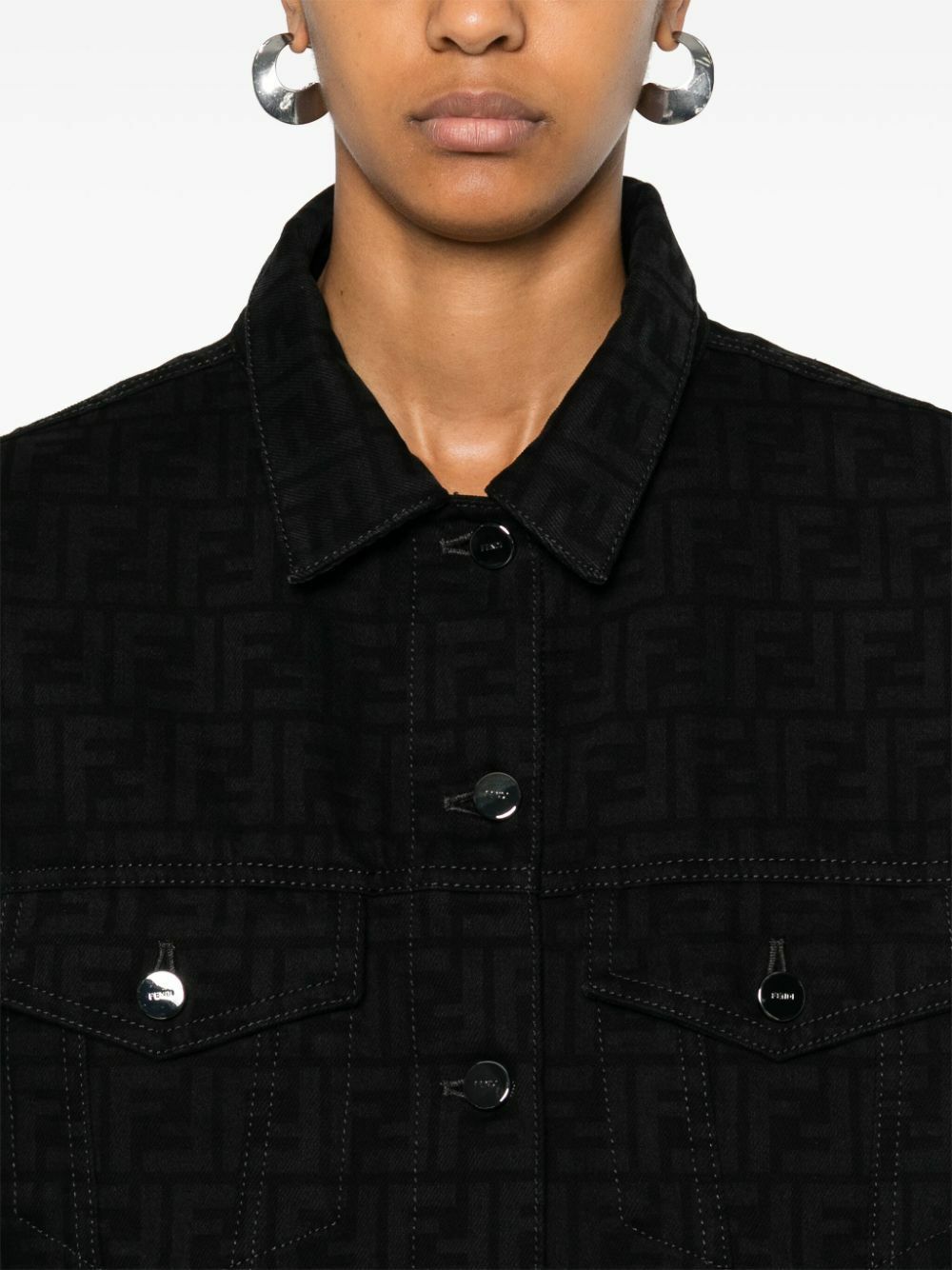 FENDI FF Denim Jacket Fendi