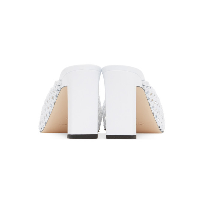 Wandler White Mesh Isa Sandals Wandler