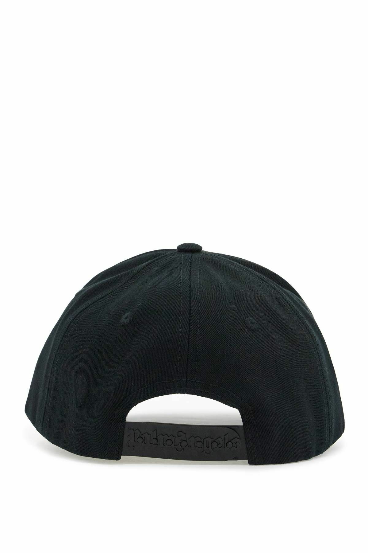 PALM ANGELS baseball cap with embroidered logo Black Palm Angels