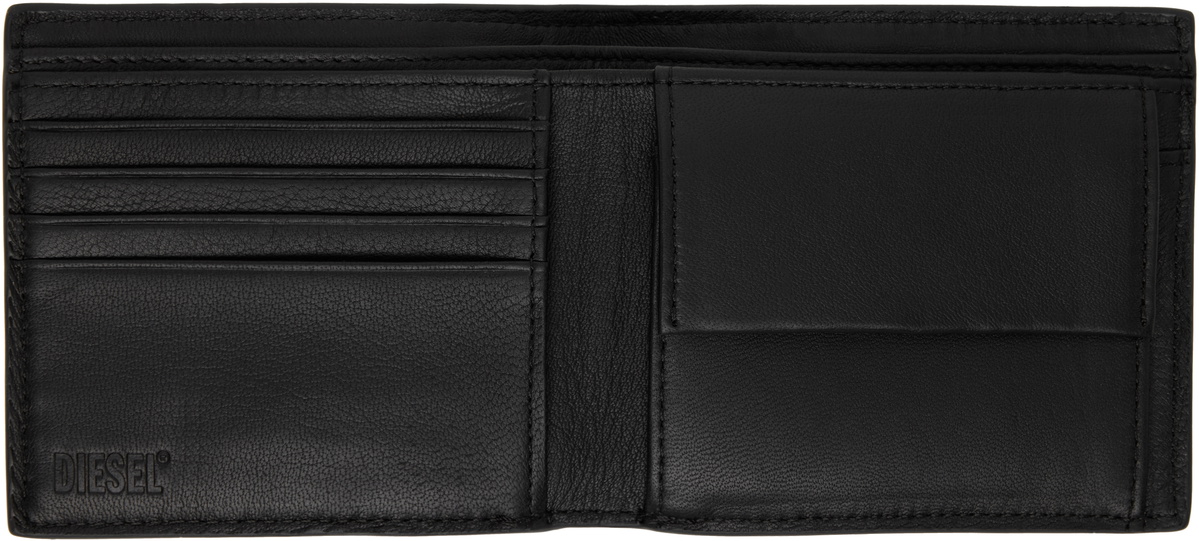 Diesel Black 3D Bifold Coin S Wallet Diesel
