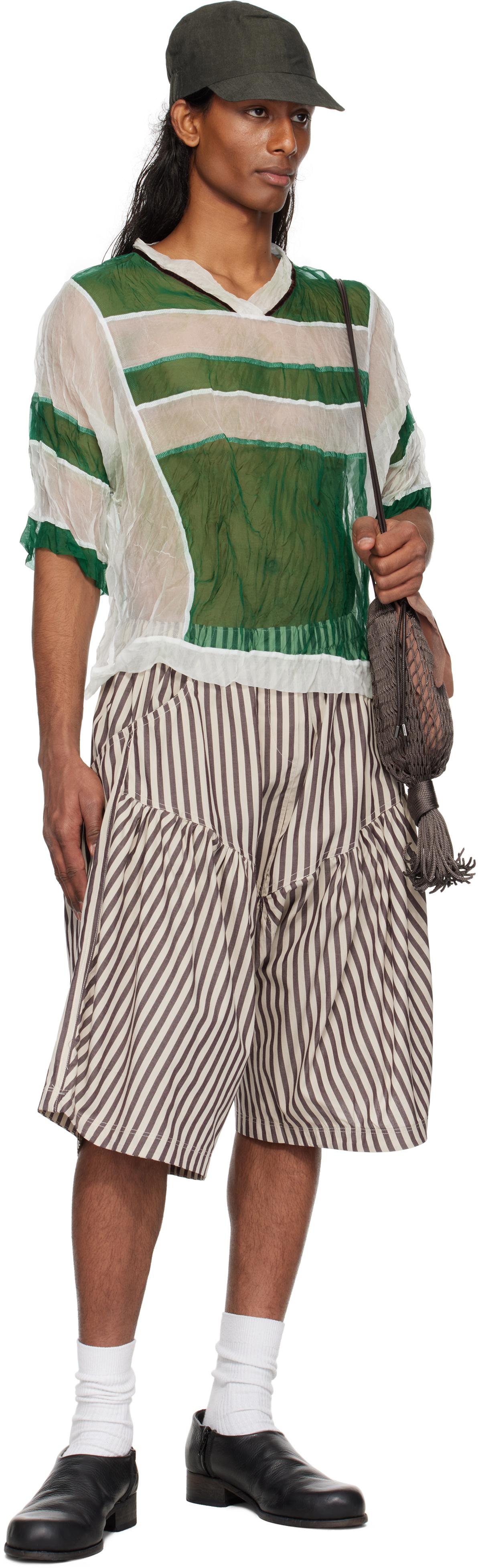 SC103 SSENSE Exclusive Green & Off-White Star Top SC103