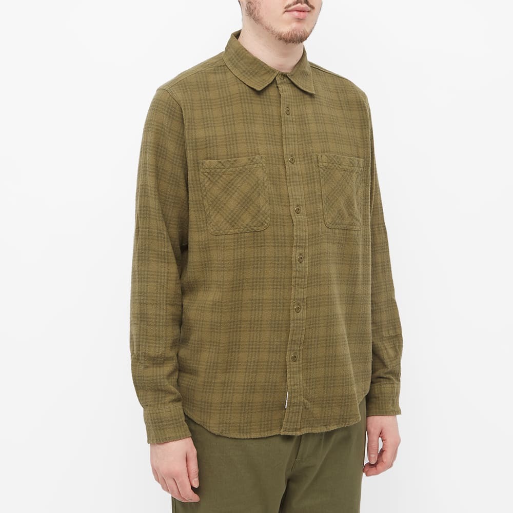 Adsum Men's No Flap Flannel Workshirt in Moss Adsum