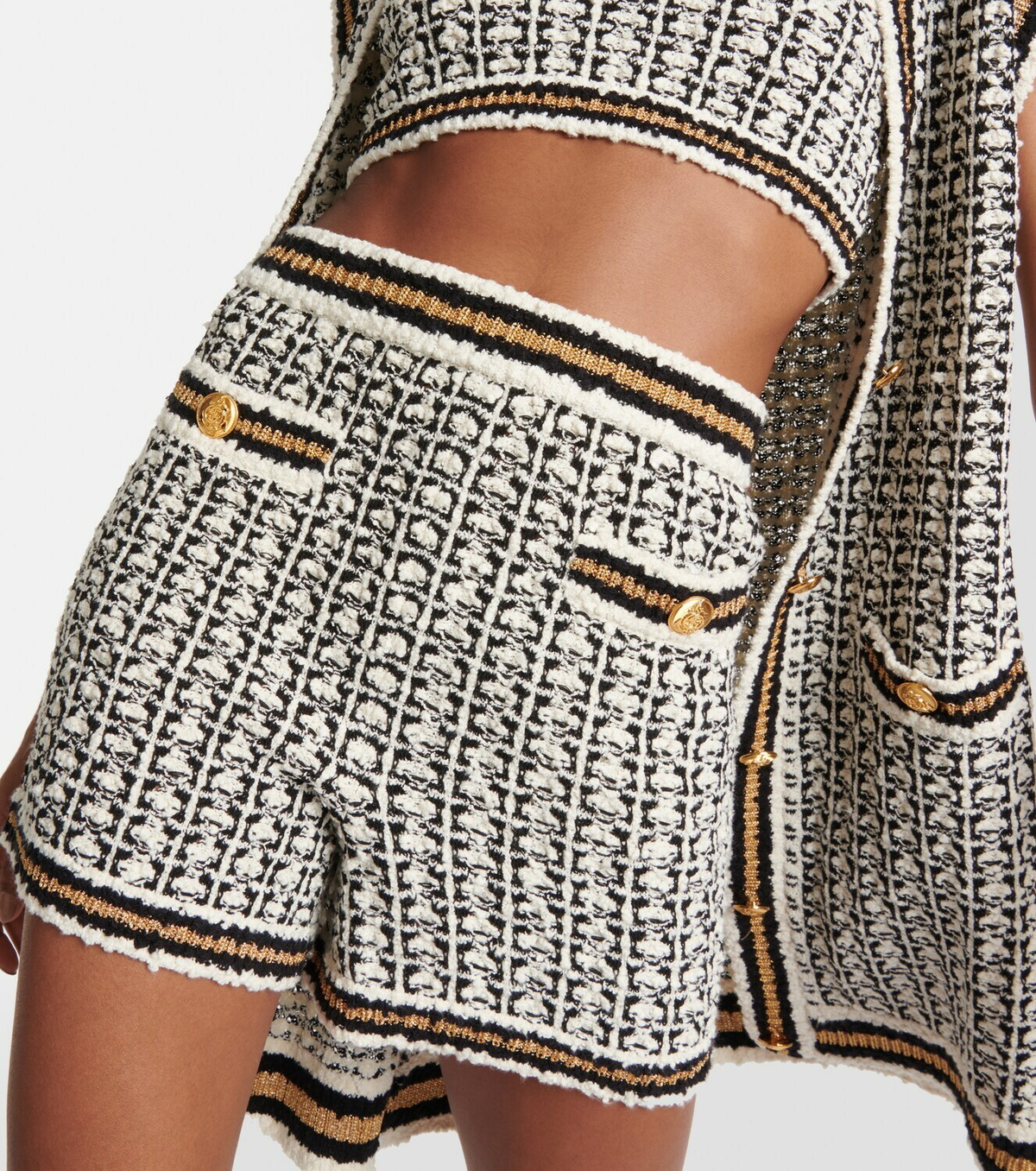 Gucci Bouclé cotton-blend shorts Gucci