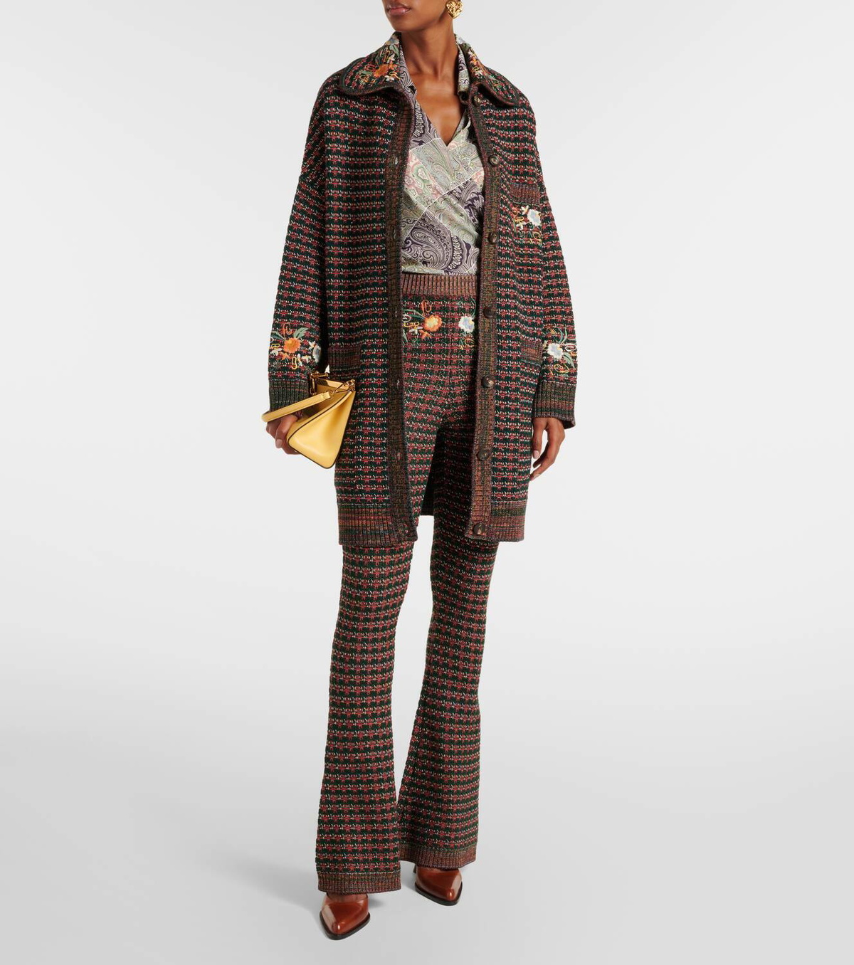 Etro Embroidered coat Etro