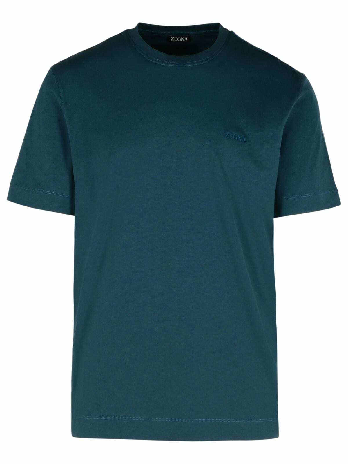 Zegna pure Green Cotton T-shirt Zegna