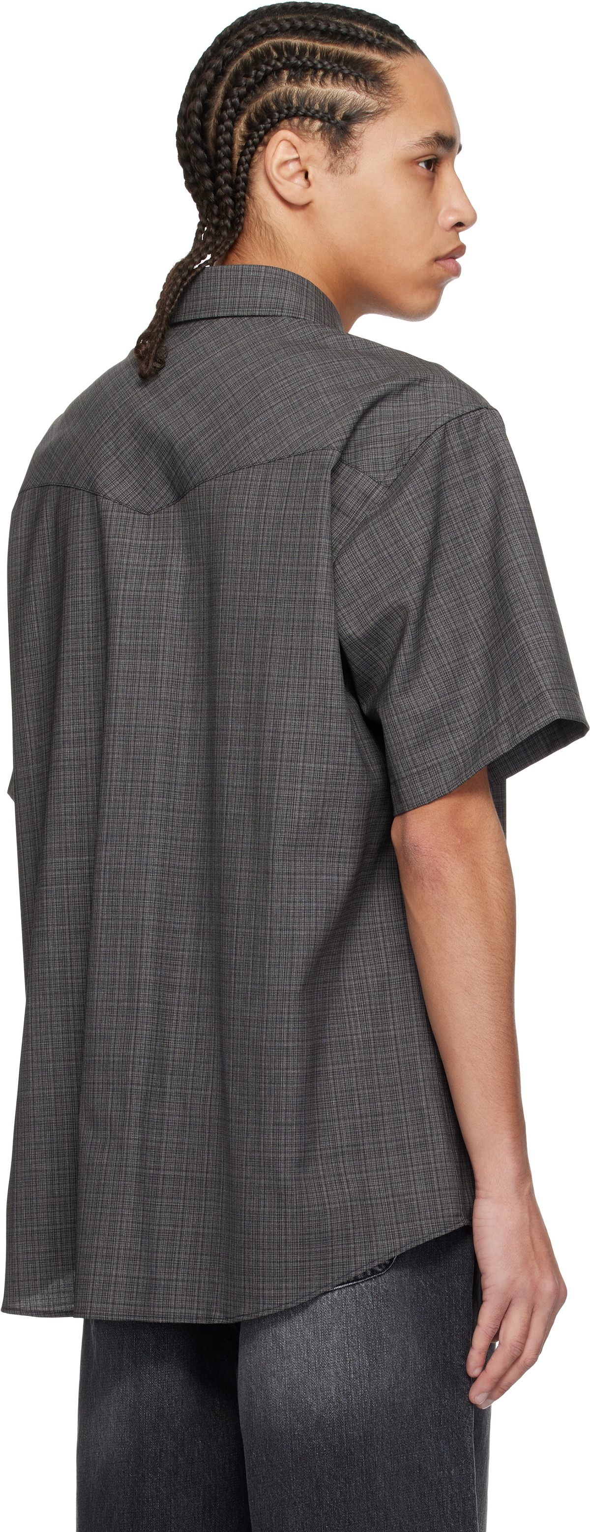 Carter Young Gray Hugo Rancher Shirt
