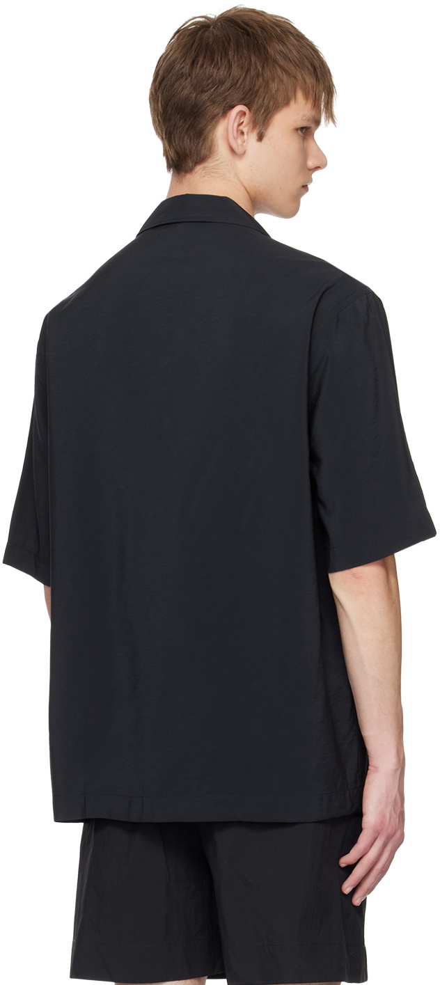 Studio Nicholson Navy Archer Shirt Studio Nicholson
