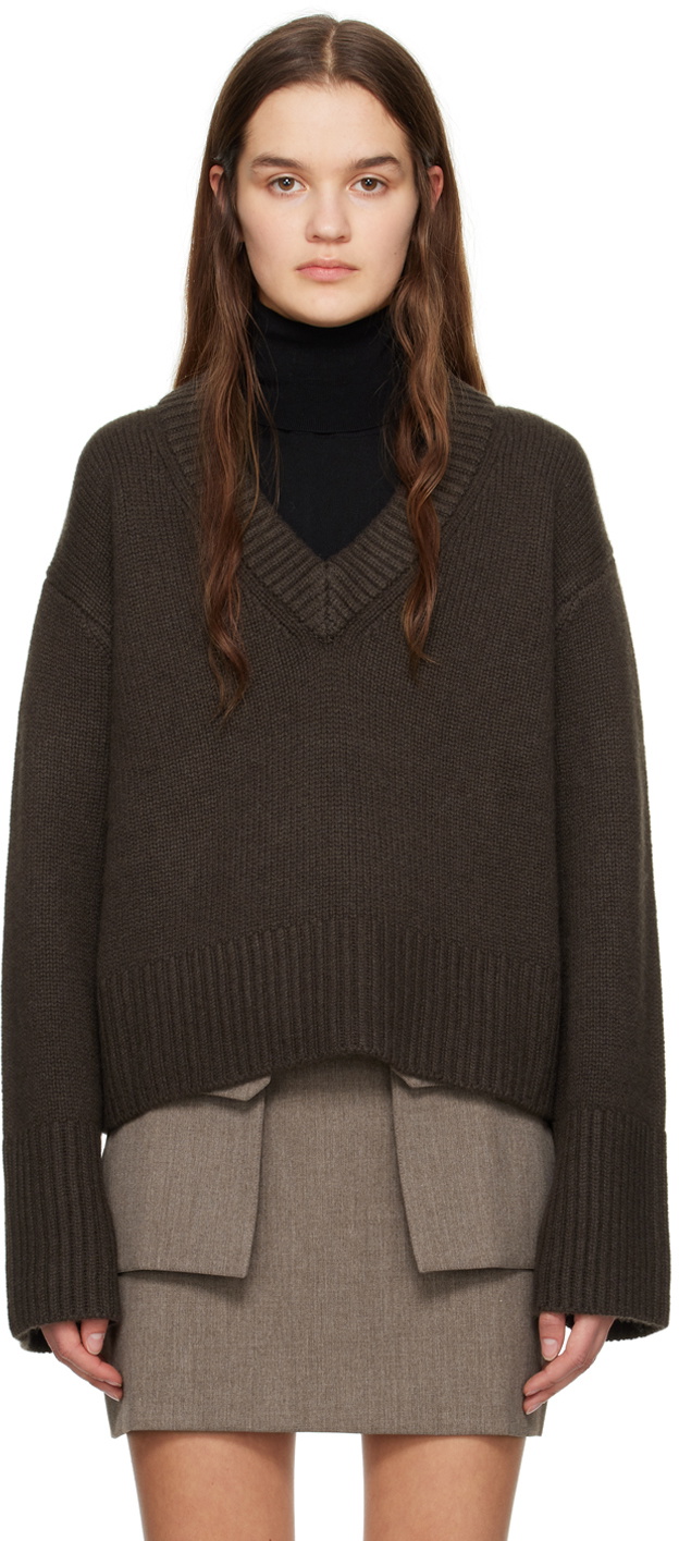 LISA YANG Brown 'The Aletta' Sweater Lisa Yang