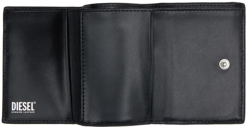 Diesel Black 1DR Trifold Wallet Diesel