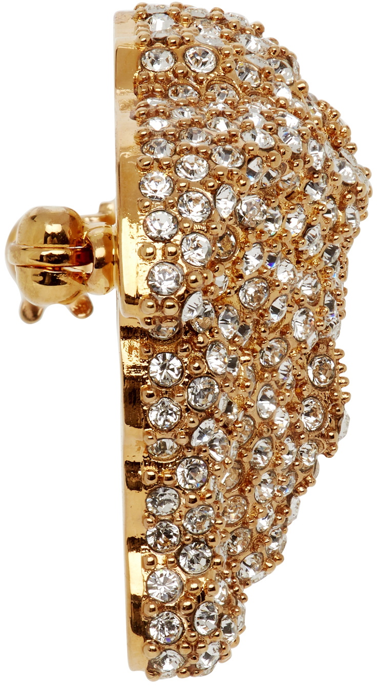 Versace Gold Medusa Head Brooch Versace