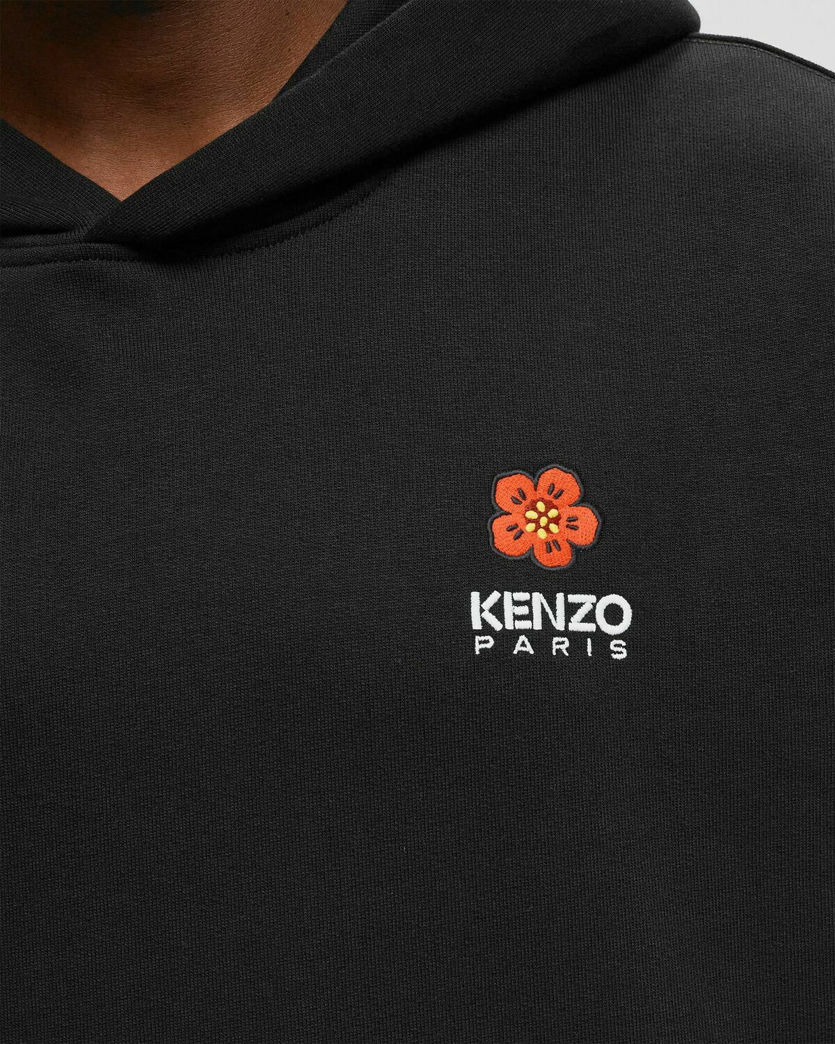 Kenzo Boke Flower Crest Classic Hoodie Black Hoodies Kenzo